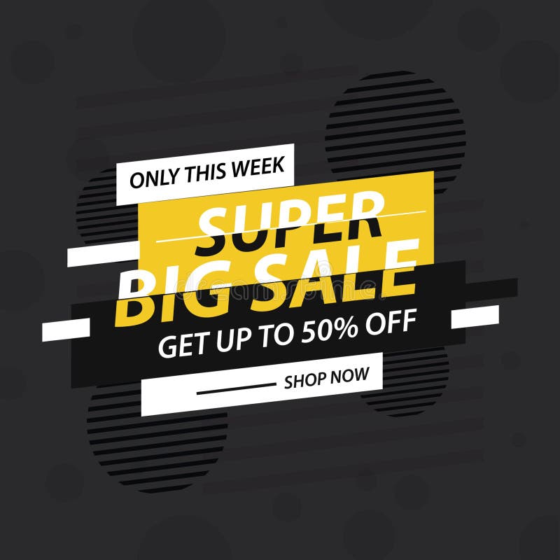 Abstract Colorful Super Sale Modern Background. Vector Illustration ...