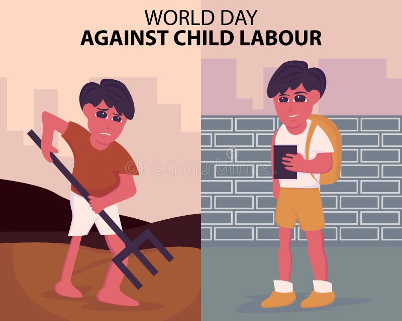 Child Working Labour Stock Illustrations – 123 Child Working Labour ...