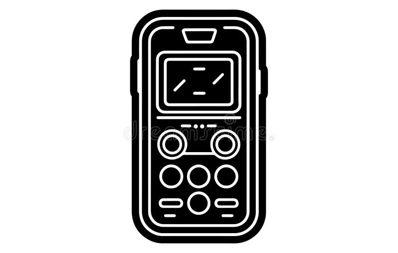 Simple Line of Cell Phone Vector Icon,Mobile Phone Line Icon,Vector ...