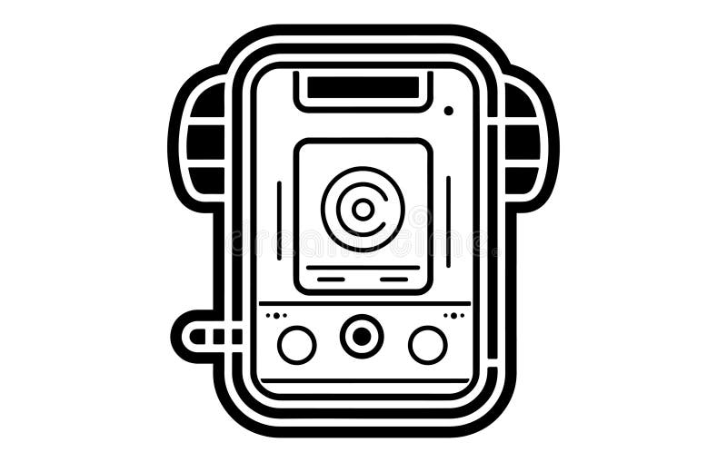 Simple Line of Cell Phone Vector Icon,Mobile Phone Line Icon,Vector ...