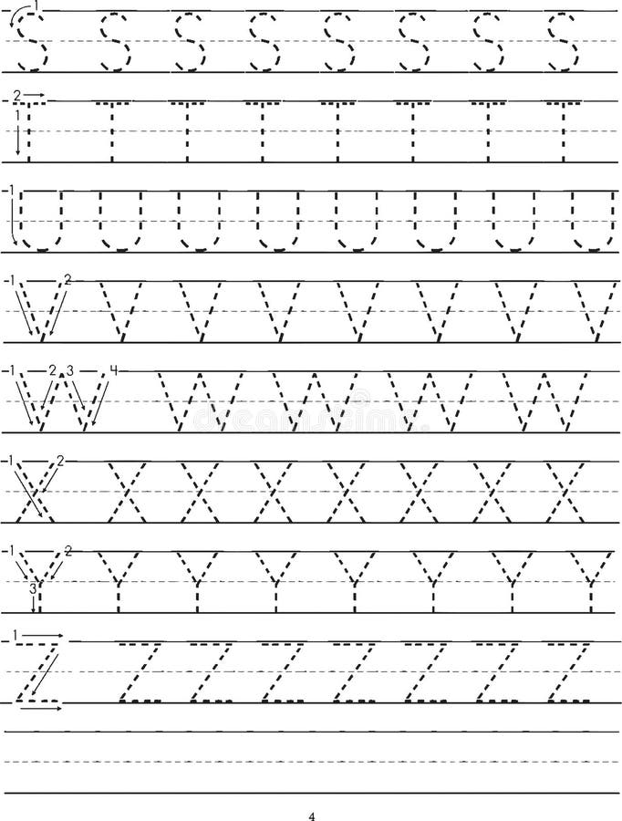 Hand Drawn Tracing Worksheets for Kids Pencontrol and Handwriting ...