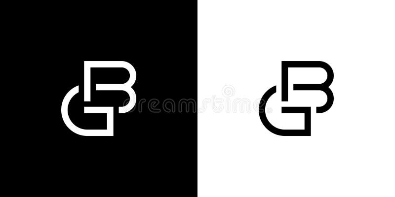 GB Logo, GB Monogram, Initial GB Logo, Letter GB Logo, Icon, Vector ...