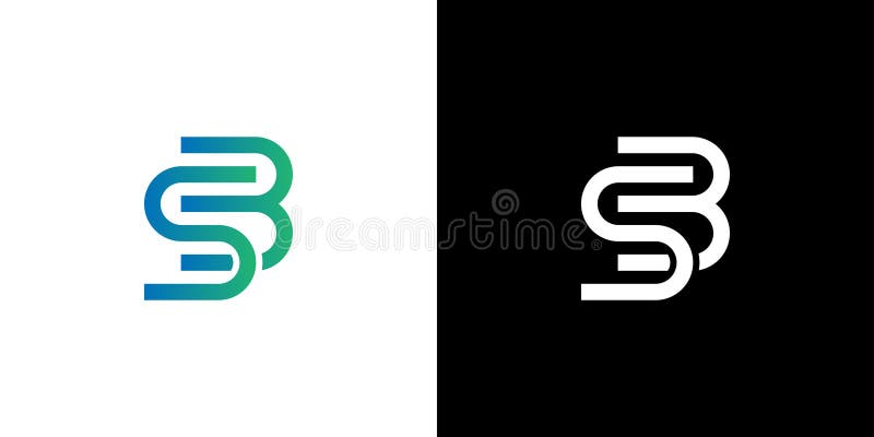 SB Logo, SB Monogram, Initial SB Logo, Letter SB Logo, Icon, Vector ...