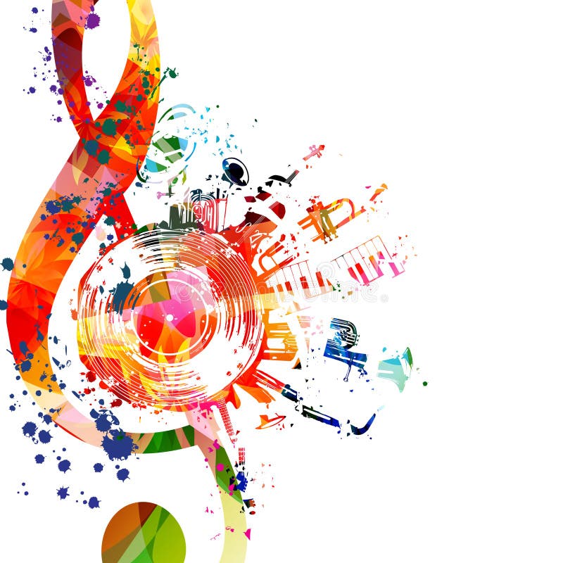 Colorful G Clef Stock Illustrations – 247 Colorful G Clef Stock ...