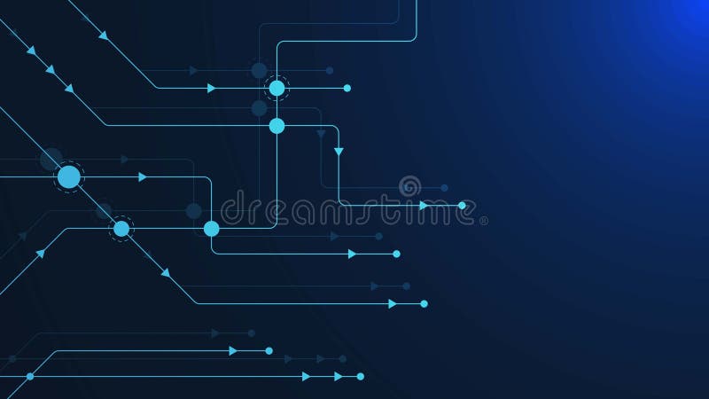 Abstract Geometric with Connected Lines and Dots. Stock Vector - Illustration of connected ...