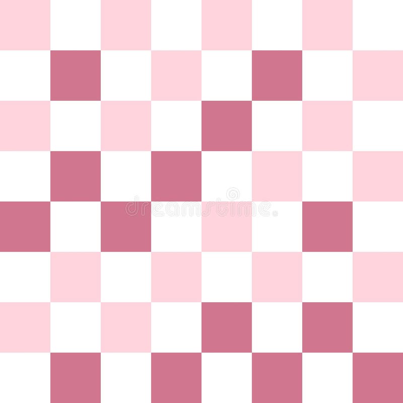 Pink Pastel Checkerboard Pattern Background. Stock Vector ...