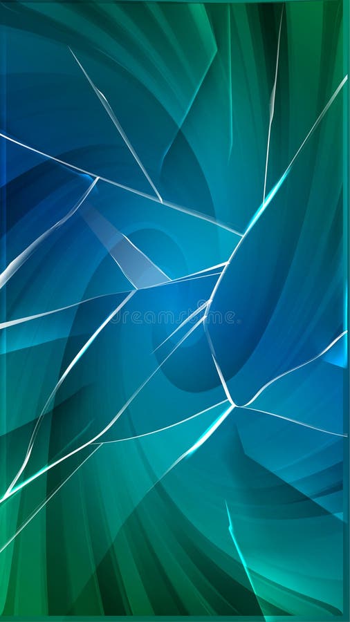 Abstract Color Broken Glass Mobile Wallpaper_012 Stock Vector ...