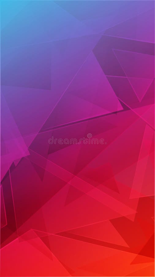 Abstract Color Polygon Mobile Wallpaper_019 Stock Vector - Illustration ...