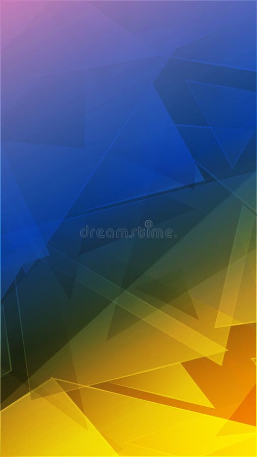 Abstract Color Polygon Mobile Wallpaper_020 Stock Vector - Illustration ...
