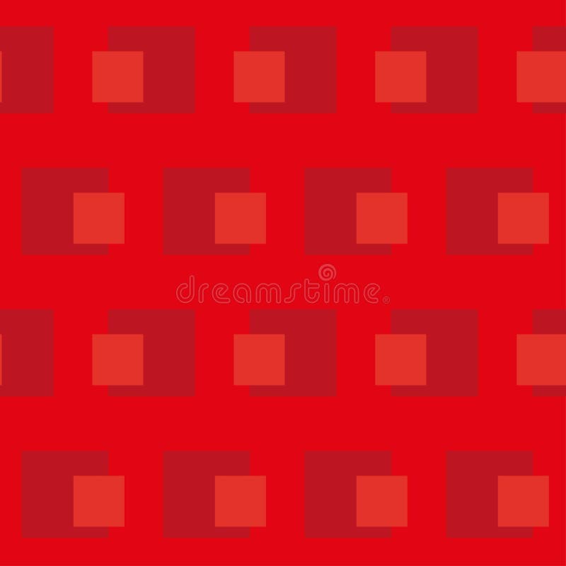 Geometrical Seamless Modern Red Pattern Stoock Vector Illustration for ...