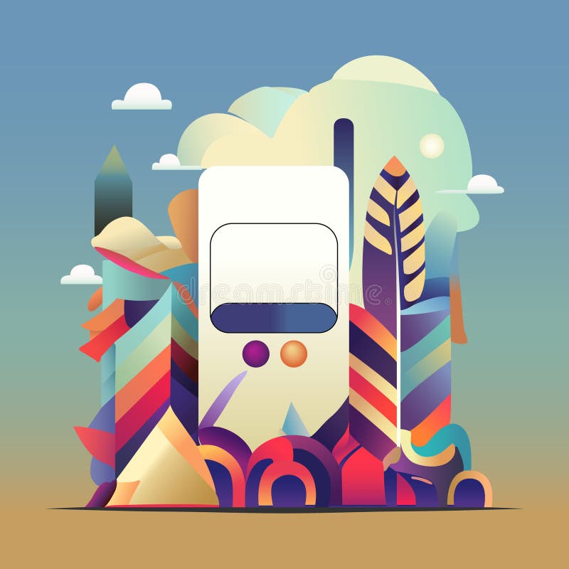 Geometric Pattern Gradient. Creative Cover. Social Media Banner ...