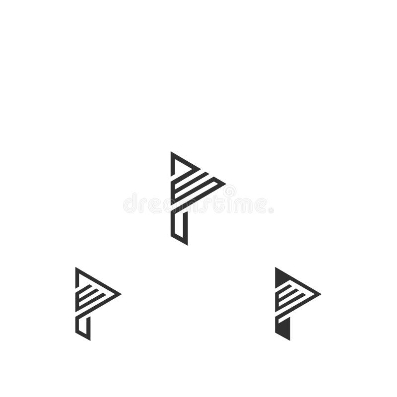 Alphabet Initials Logo PE, EP, P and E Stock Vector - Illustration of ...
