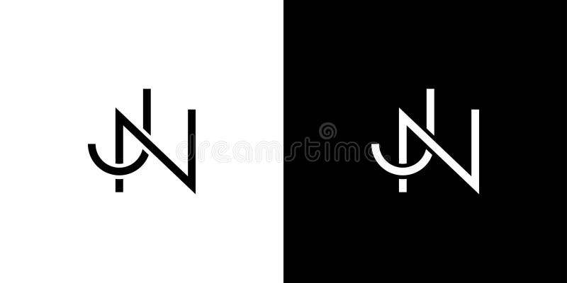 JN Logo, JN Monogram, Initial JN Logo, Letter JN Logo, Icon, Vector ...