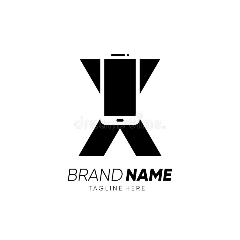 Handphone Logo Design Modern, Minimalist, Monogarm Urban Streetwear