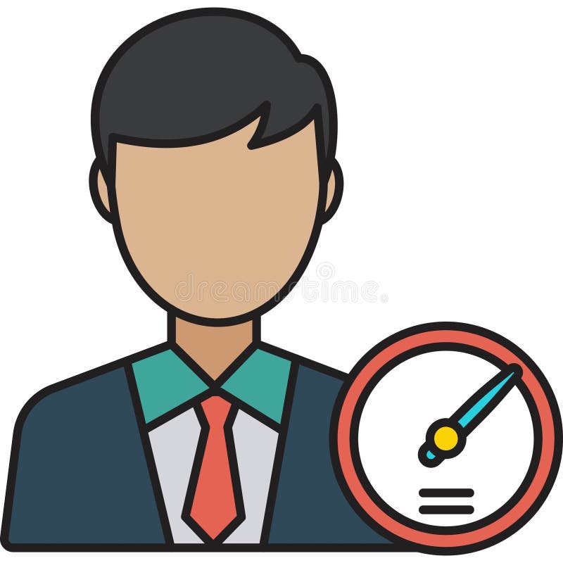 Employee Speed Which Can Easily Edit or Modify Stock Illustration ...