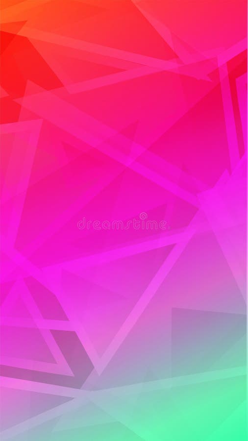 Abstract Color Triangle Design Mobile Wallpaper_010 Stock Vector ...