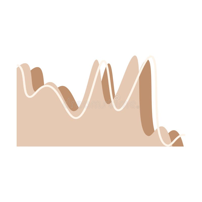 Aesthetic Wave Border Vector Illustration. Stock Illustration ...