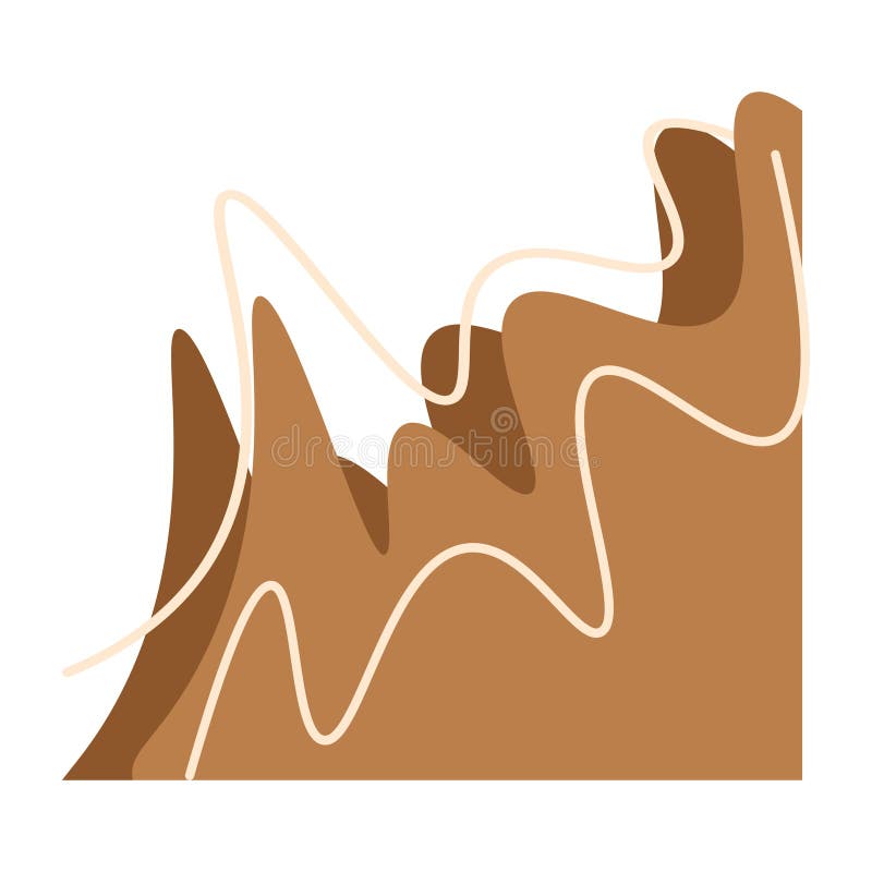 Aesthetic Wave Border Vector Illustration. Stock Illustration ...