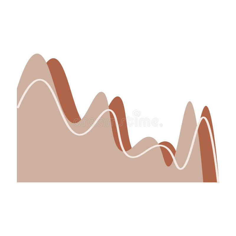 Aesthetic Wave Border Vector Illustration. Stock Vector - Illustration ...