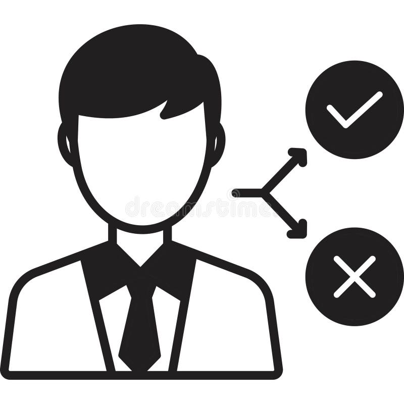 Decision Which Can Easily Edit or Modify Stock Illustration ...