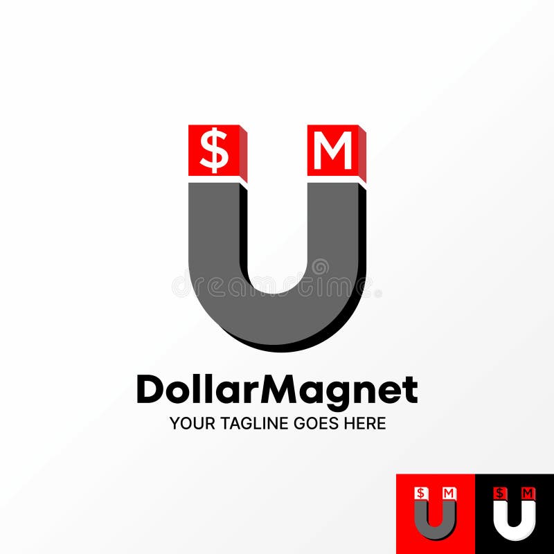 Letter U 3D Font Like Magnet. Related To Initial Monogram Business ...