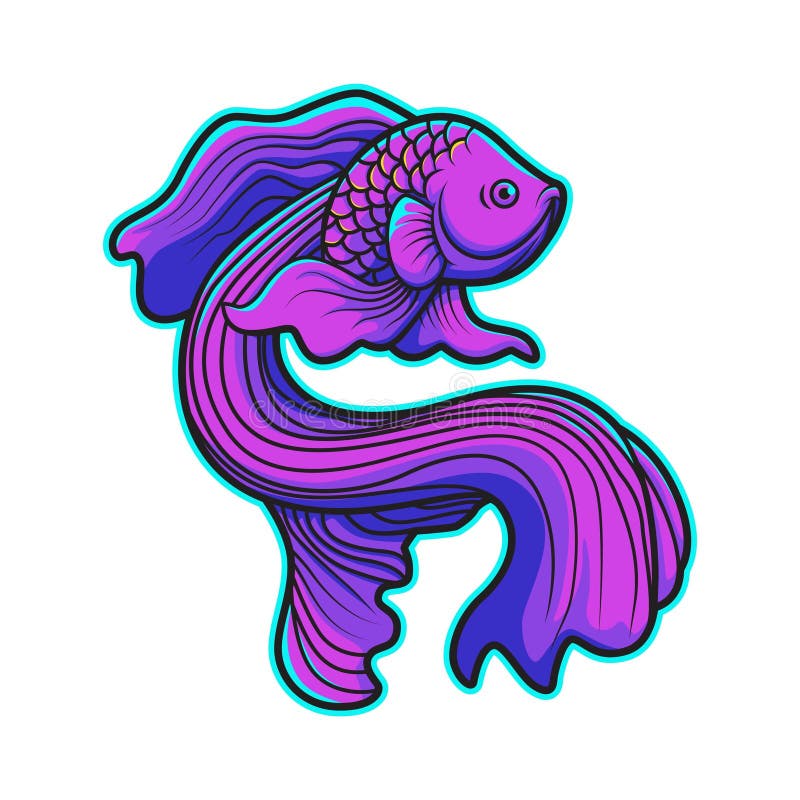 Siamese Fish Vector Illustration Design Stock Vector - Illustration of ...