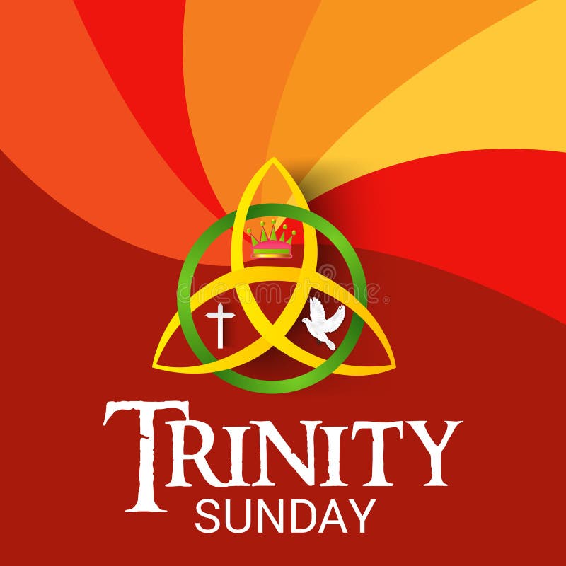 Trinity Sunday. stock illustration. Illustration of print - 279979848