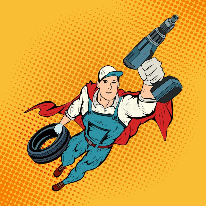Mechanic Pop Art Stock Illustrations – 841 Mechanic Pop Art Stock ...