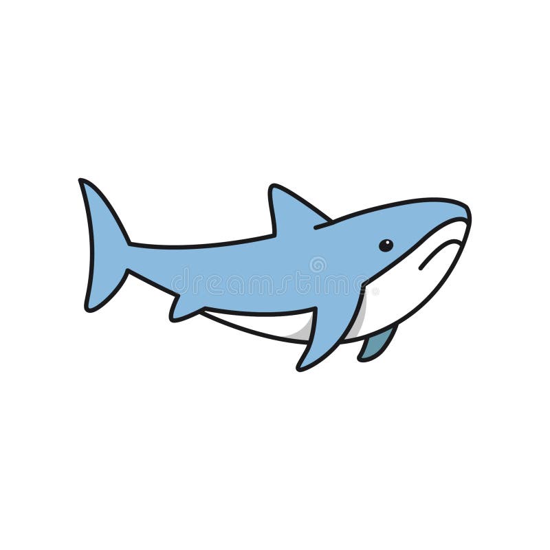Simple Shark Stock Illustrations – 4,807 Simple Shark Stock ...