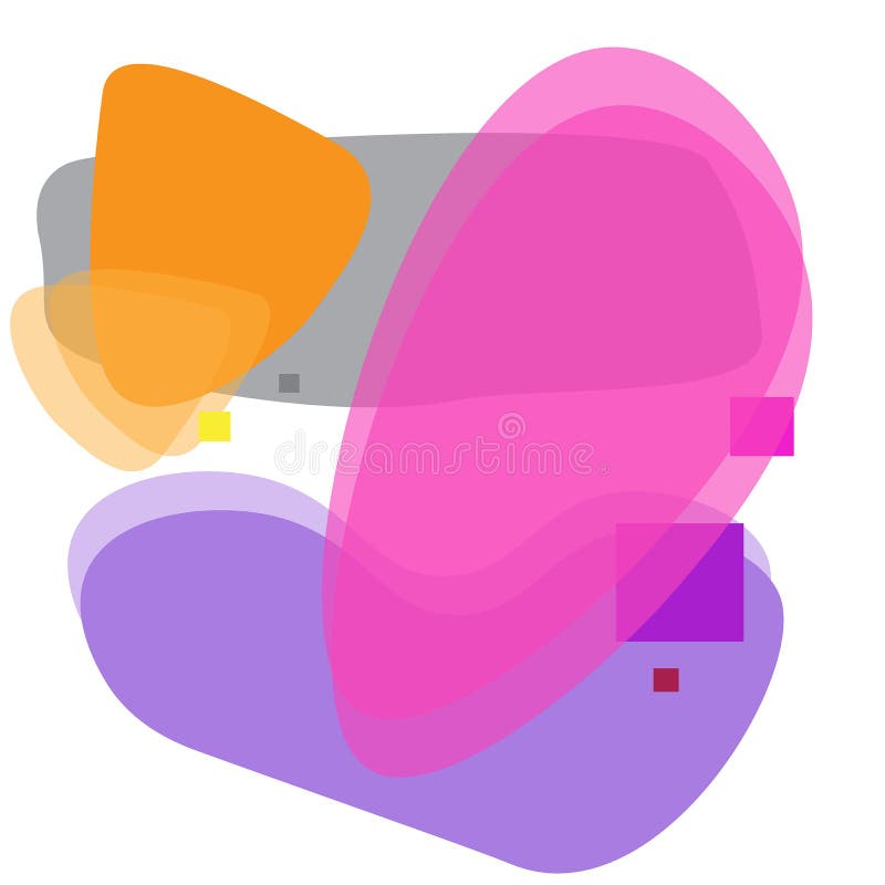 Abstract Design with Transparency Shapes Stock Vector - Illustration of ...