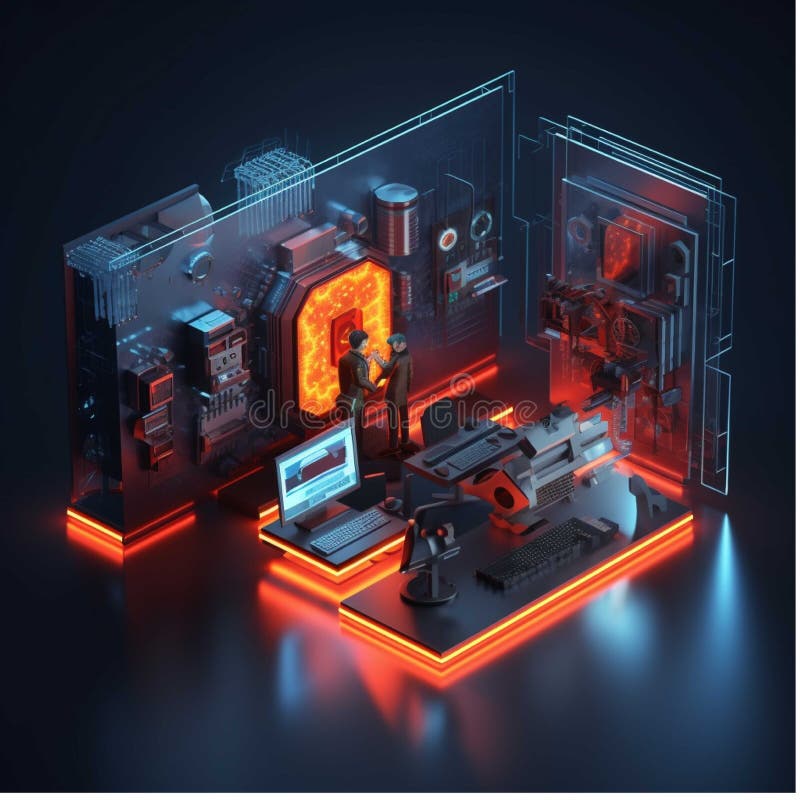 Computer graphic card stock illustration. Illustration of background ...