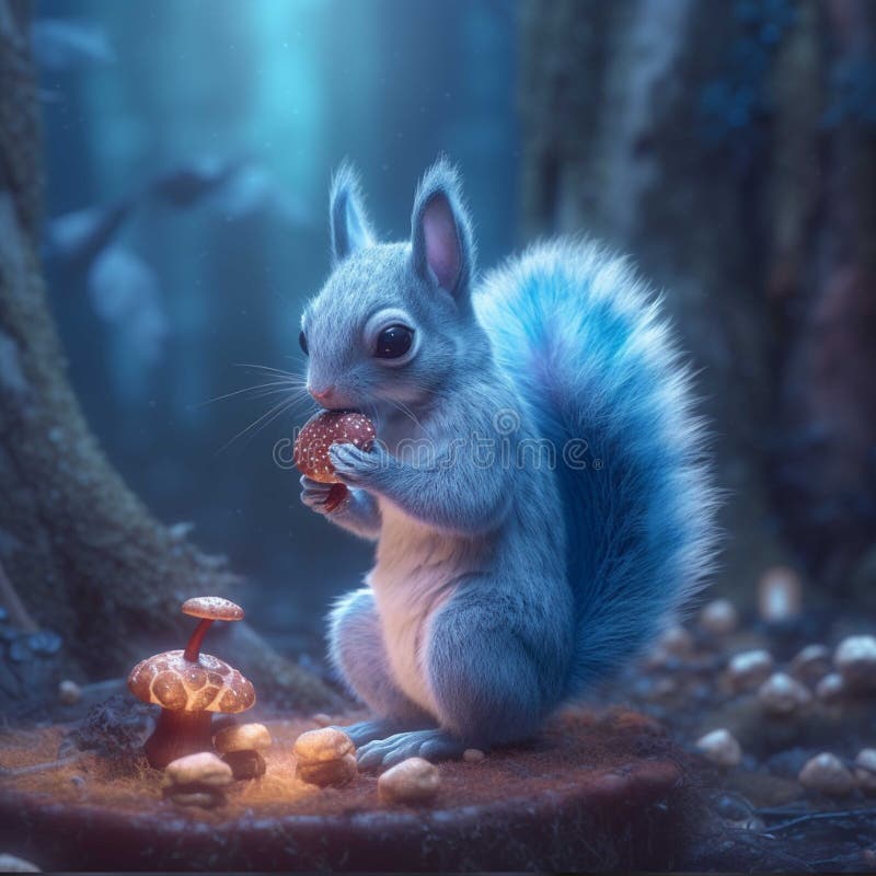 Acorn Animals Eating Stock Illustrations – 49 Acorn Animals Eating ...
