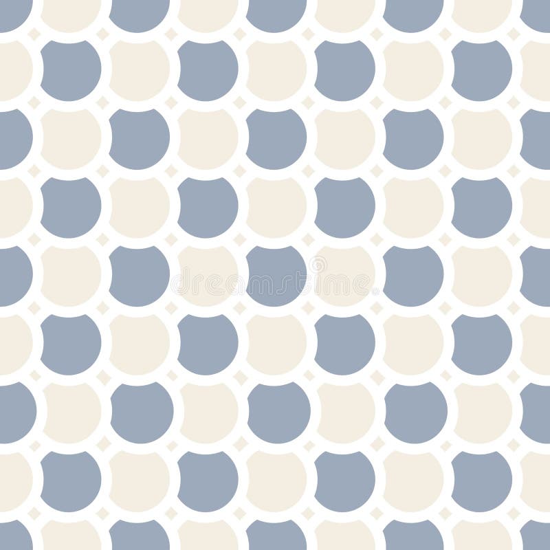 Abstract Circle Marine Theme Style Seamless Pattern Background. Stock ...