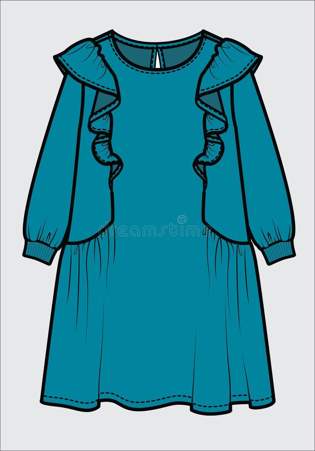 Frilly Dress Stock Illustrations – 479 Frilly Dress Stock Illustrations ...