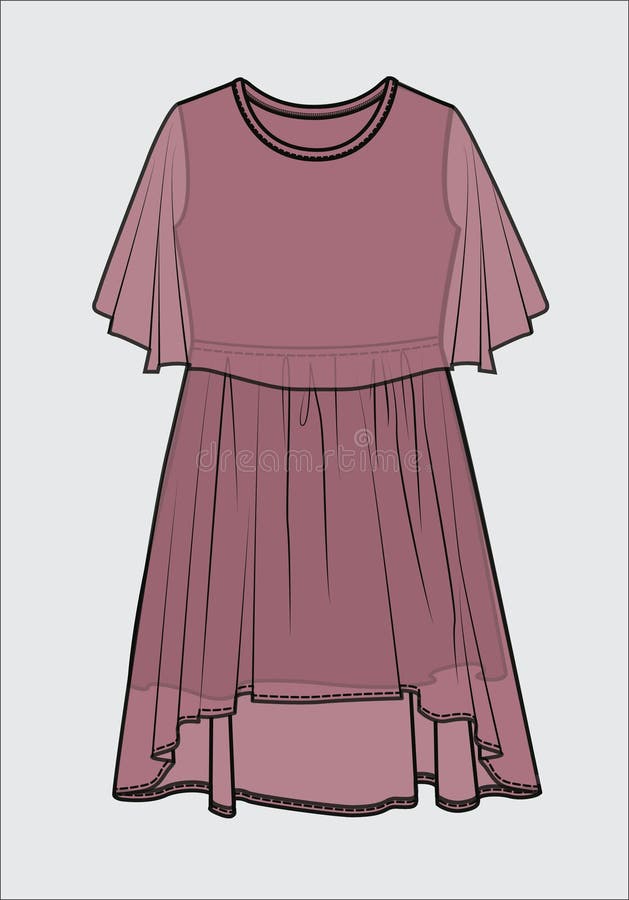 Frilly Dress Stock Illustrations – 479 Frilly Dress Stock Illustrations ...