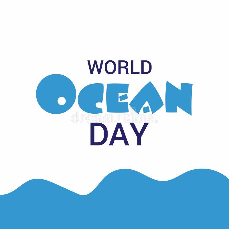 World Ocean Day. stock illustration. Illustration of international ...