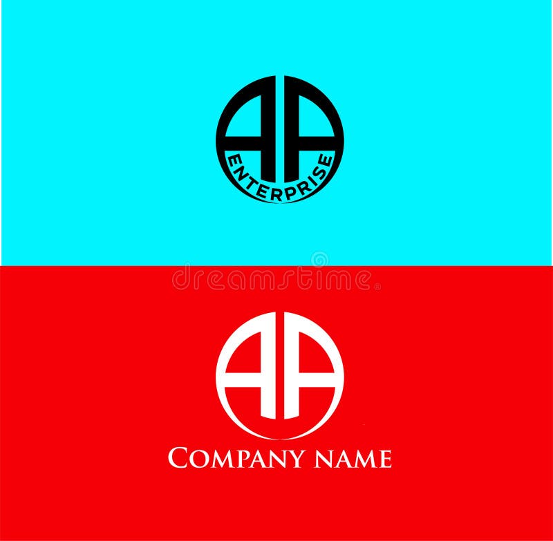 Minimalist Initial Letter Aa Stock Illustrations – 333 Minimalist ...