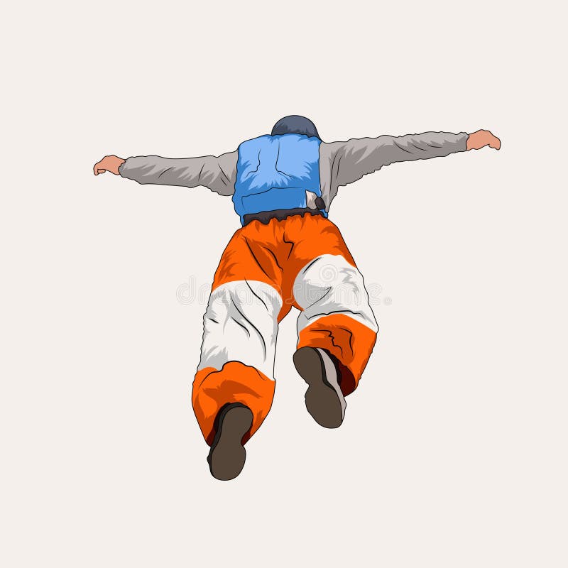 Base Jumper Vector Stock Illustration, Base Jumping Vector Stock Vector ...