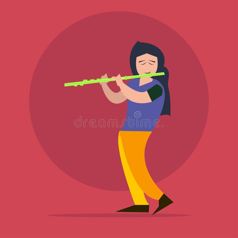 Flute Player Silhouette Stock Illustrations – 289 Flute Player ...