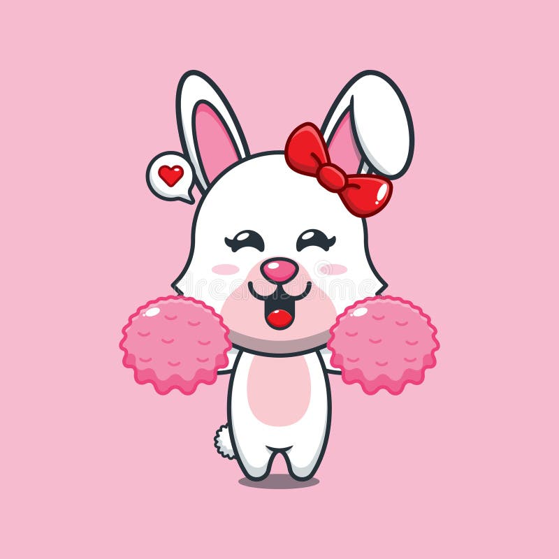 Cheerleader Rabbit Stock Illustrations – 57 Cheerleader Rabbit Stock ...