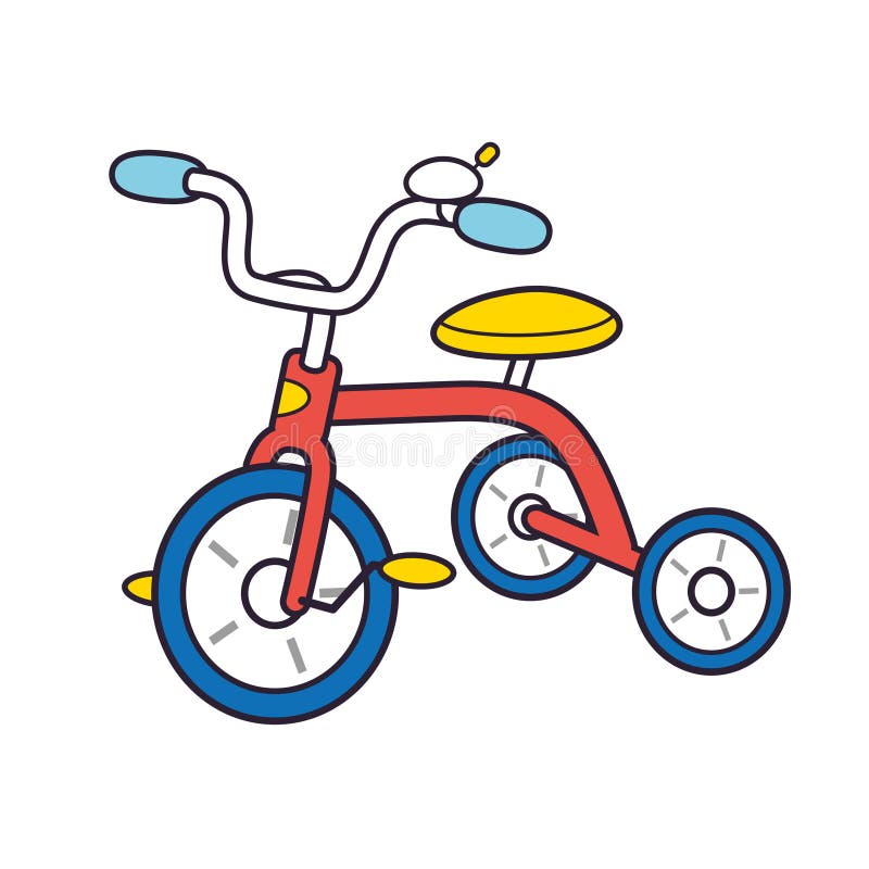 Kid Tricycle Cartoon Stock Illustrations – 548 Kid Tricycle Cartoon ...