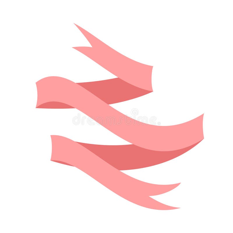 Vintage Ribbon Banners. Flat Vector Ribbons Banner Isolated Background ...