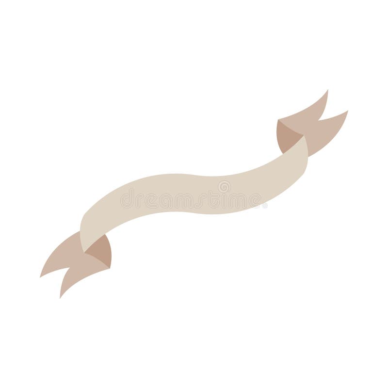 Vintage Ribbon Banners. Flat Vector Ribbons Banner Isolated Background ...