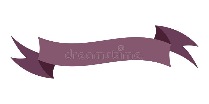 Vintage Ribbon Banners. Flat Vector Ribbons Banner Isolated Background ...