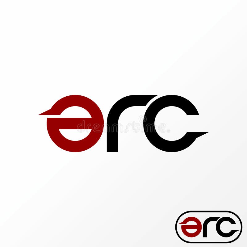 Letter ARC Font with Cut Swoosh on End. Related To Initial Typography ...