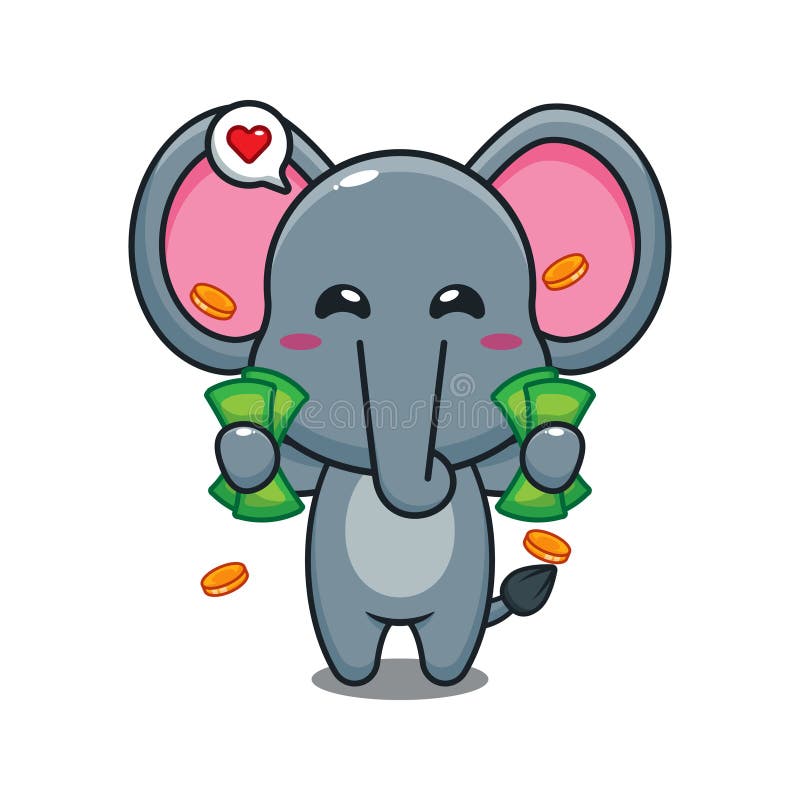 Cute Animals With Money