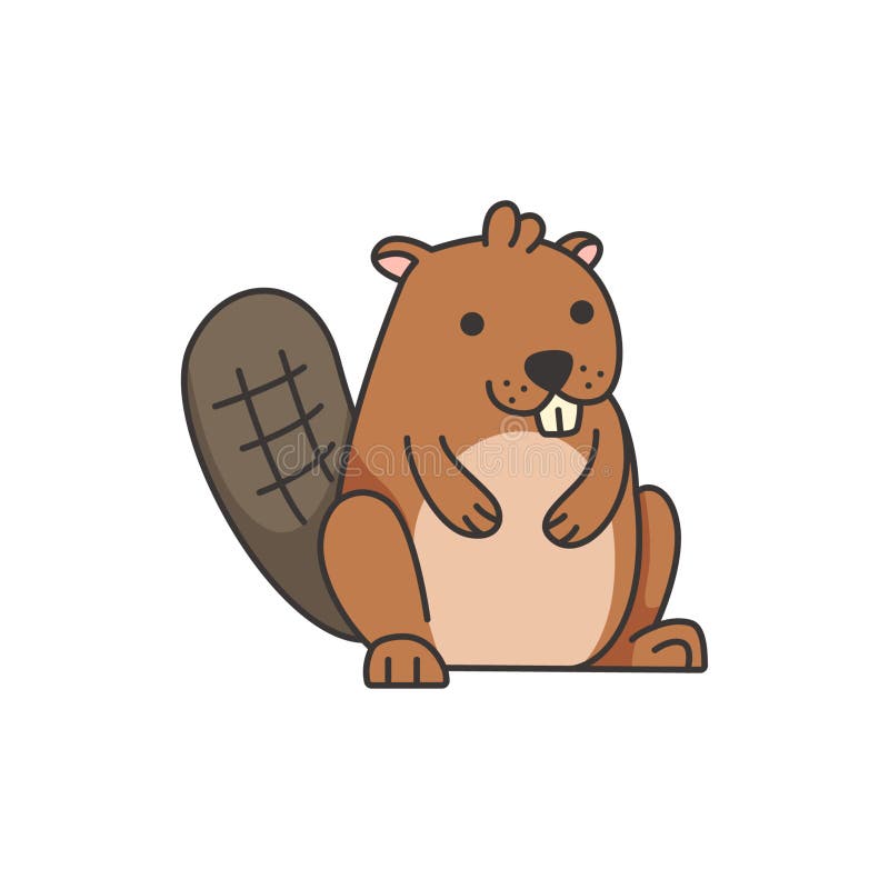 Beaver vector stock vector. Illustration of vector, design - 69005872