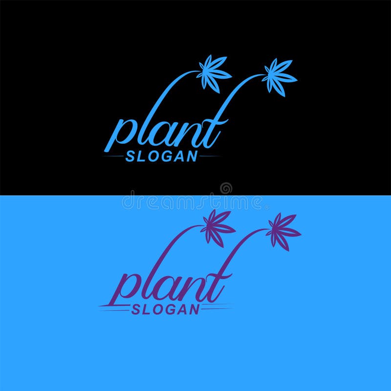 Plant logo design stock vector. Illustration of 2314329013 - 281903515