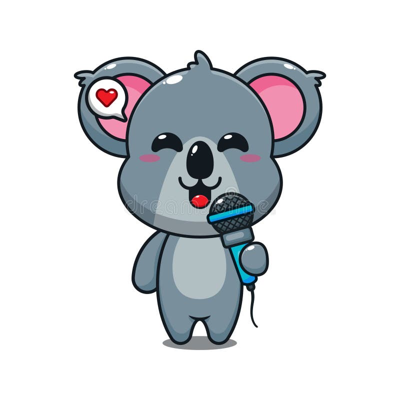 Karaoke Koala Stock Illustrations – 15 Karaoke Koala Stock ...