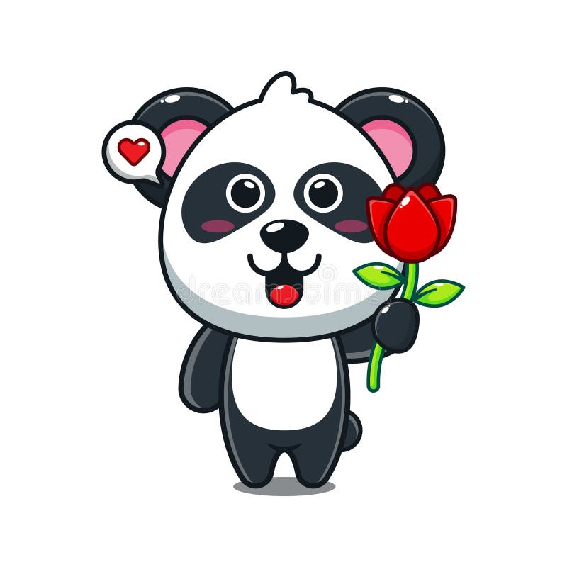 Panda Rose Stock Illustrations – 949 Panda Rose Stock Illustrations ...